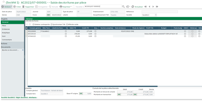 Logiciel Sage FRP 1000 Comptabilité - Finopsys